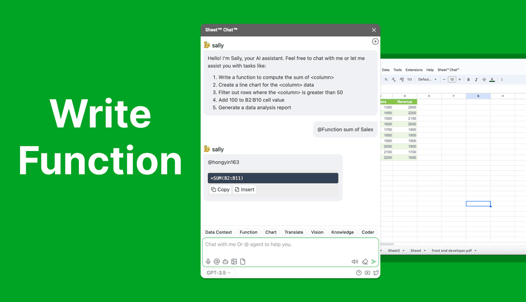 AI-Agent Based Spreadsheet Copilot